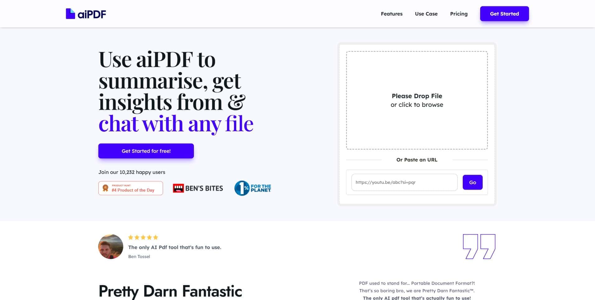 aiPDF - AI-Powered PDF Chat App