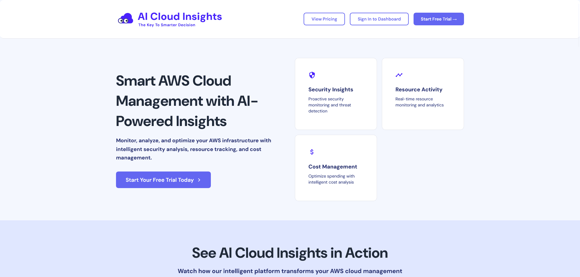AI Cloud Insights Lifetime Deal - AWS Cloud Management Tool