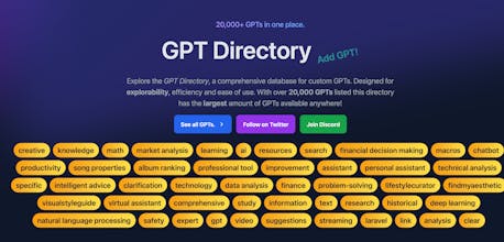 GPT Directory Alternatives - Custom GPT Explorer | AI Tools Marketer